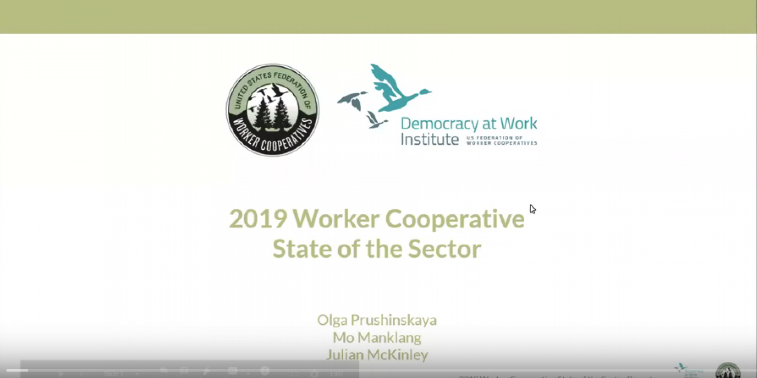State of the Worker Co-op Sector | Grassroots Economic Organizing